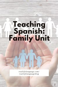 Teaching Spanish: Family Unit - Real Life Language