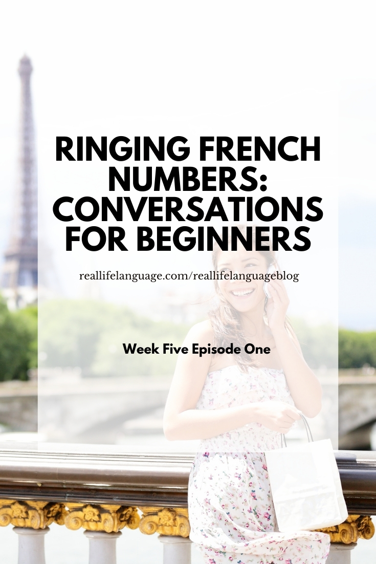 Ringing French numbers: Conversations for Beginners Real Life Language