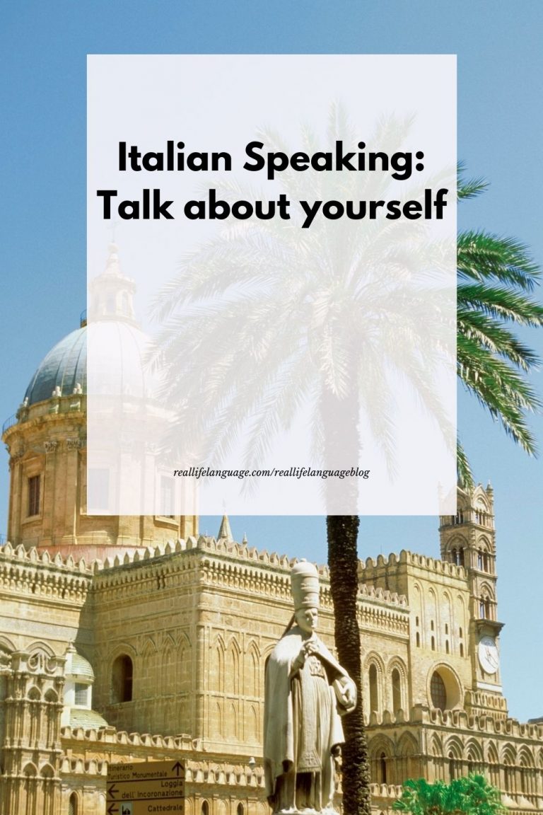Italian Speaking: Talk about yourself - Real Life Language
