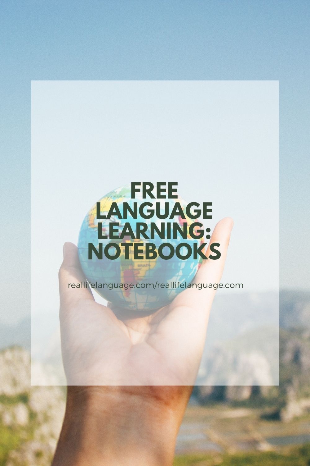 Free Language Learning: Notebooks - Real Life Language