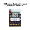 -ER Present Subjunctive Verb Activity: Connect 4 – Real Life Language