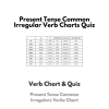 Present Tense Common Irregular Verb Charts & Quiz - Real Life Language