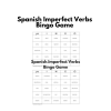 Spanish Imperfect Verbs Bingo Game – Real Life Language