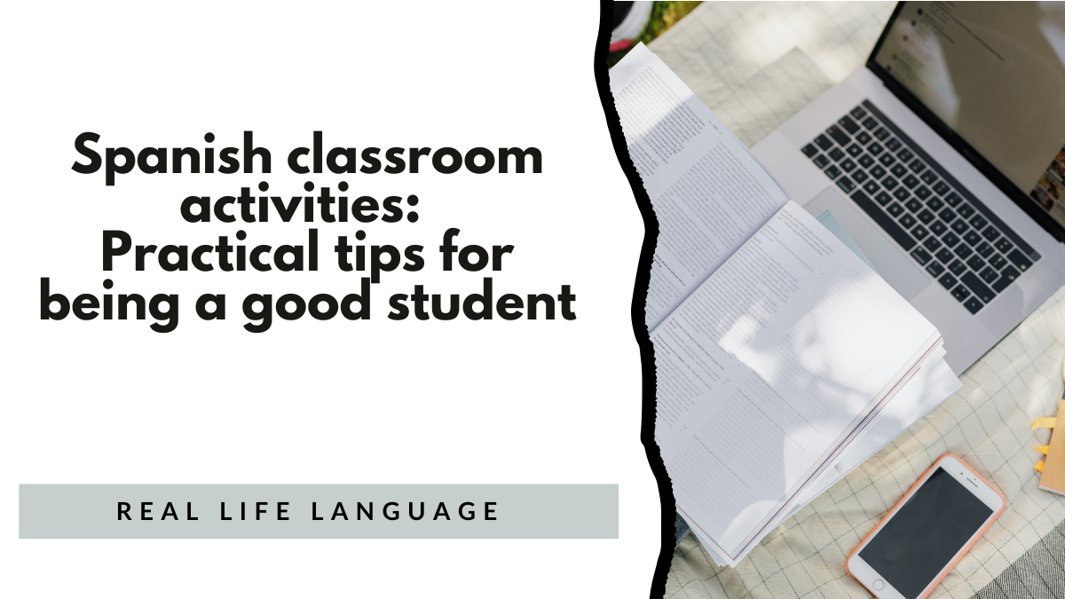 Spanish classroom activities: Practical tips for being a good student ...